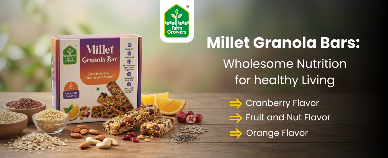 Millet Granola Bars: Wholesome Nutrition for healthy Living – Farm Growers
