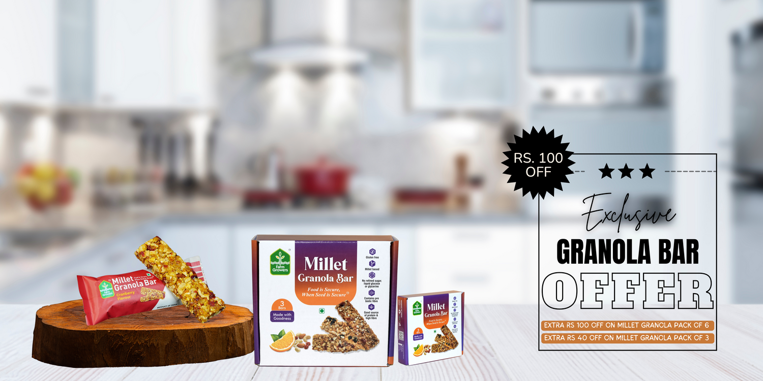 Buy Healthy Snacks Online | Millet-Based Snacks – Farm Growers